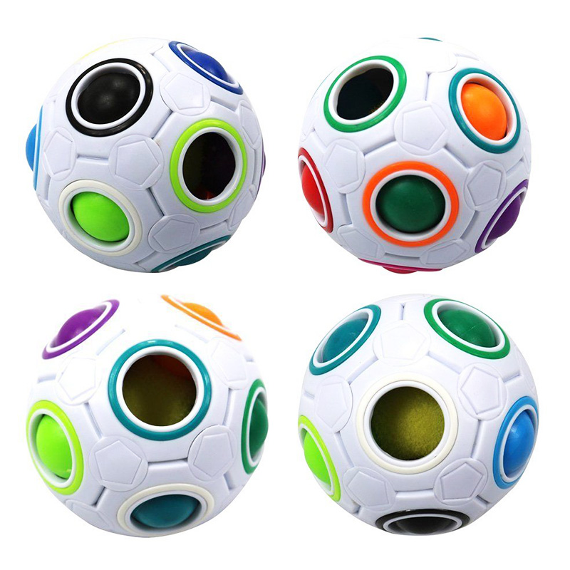 UK Wholesale Magic Rainbow Ball Fidget Toy 3D Puzzles Speed Cube ...